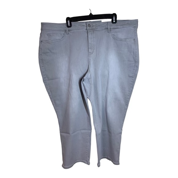 NYDJ | Pants & Jumpsuits | Nydj Womens Capri Pants 22w Back Petal Hem ...